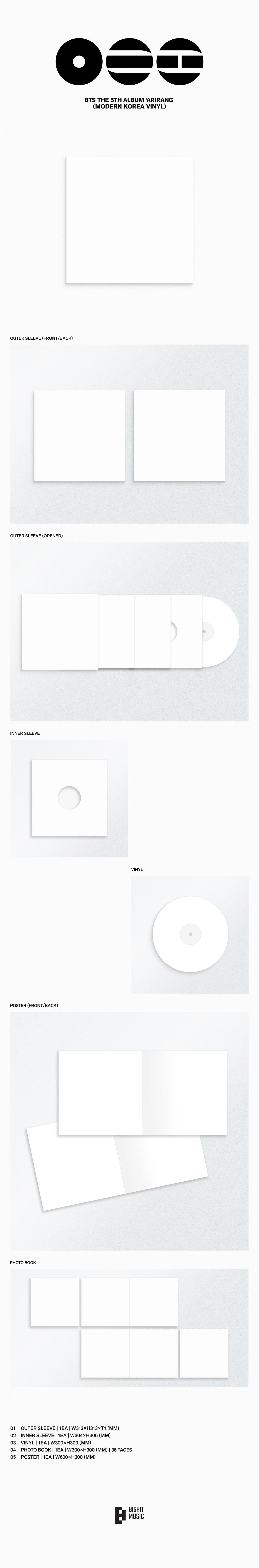 BTS - ARIRANG (Modern Korea Vinyl)| Musica